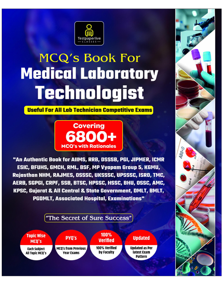 MCQs MLT Book | PDF | Histopathology | Kidney