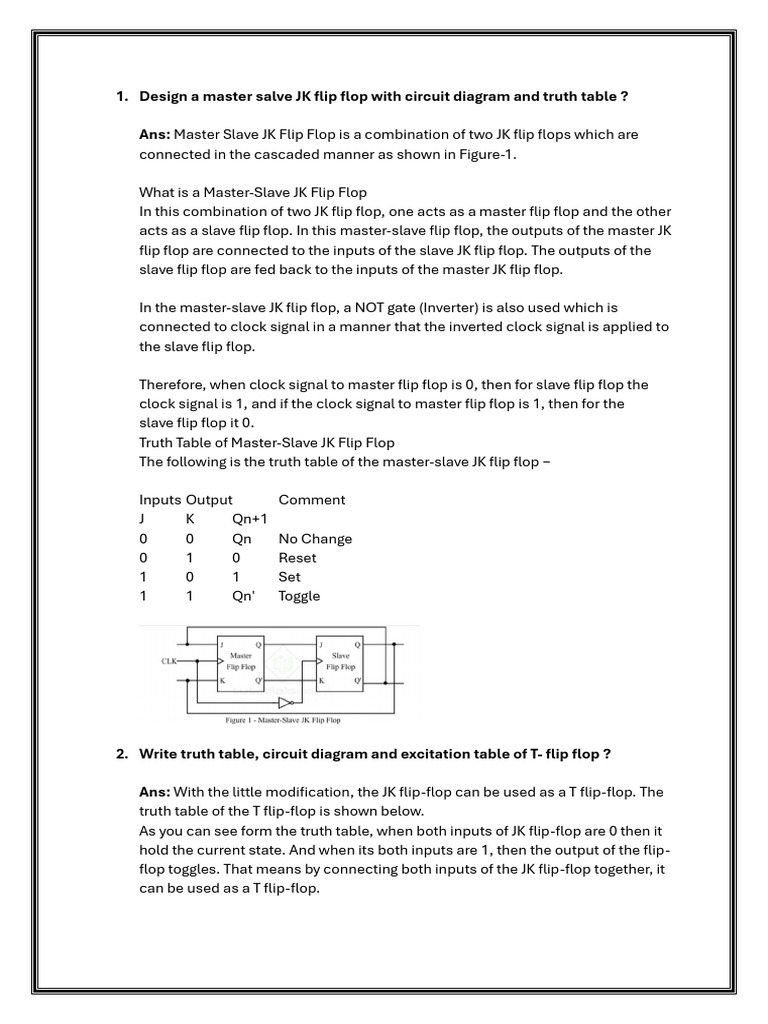 Digital Logic 10 Marks | PDF | Computing | Electronic Design