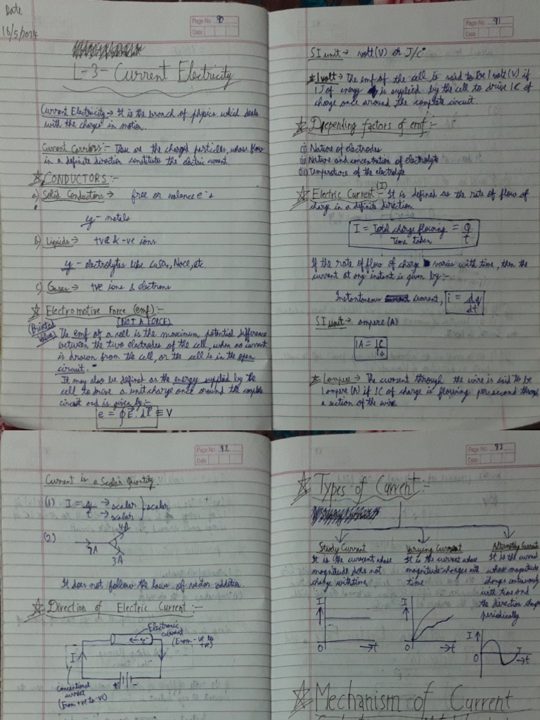 CH 3 Current Electricity | PDF