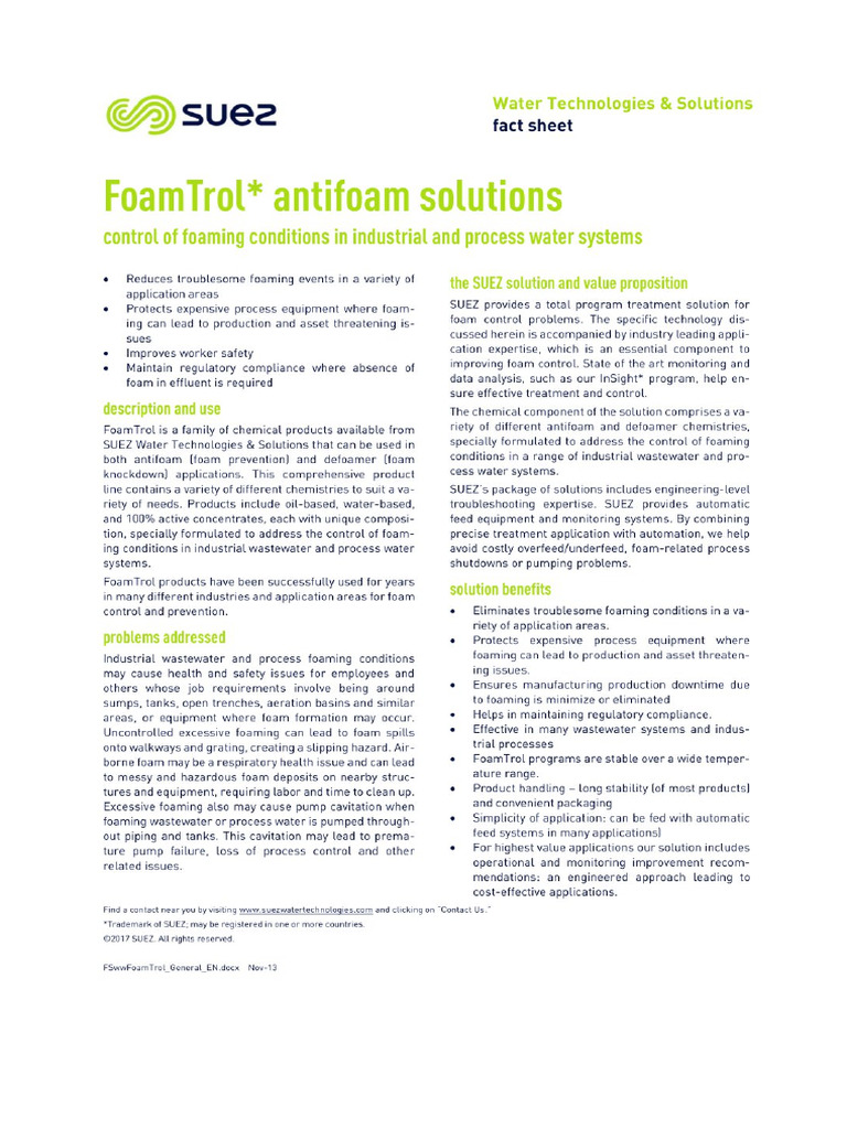 Anti Foam | PDF