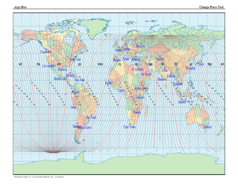 Anju Bua Astrocartiography | PDF