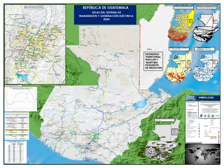 Atlas Sector Electrico Mapa 2024 Baja Resolución | PDF | Energía ...