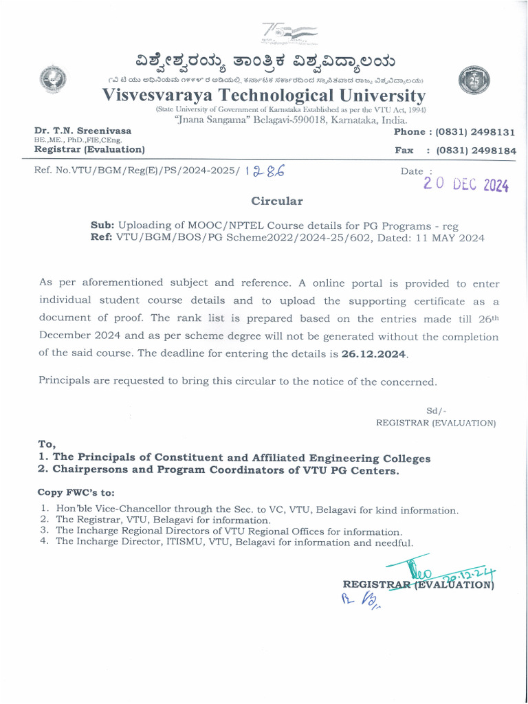 MOOC NPTEL Details Submission | PDF
