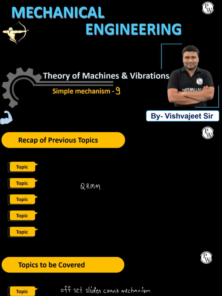 Simple Mechanism 09 - Class Notes | PDF