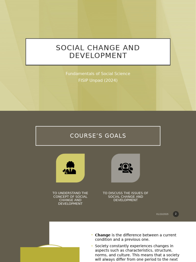 Social Change & Development Basics | PDF | Sustainability | Economies