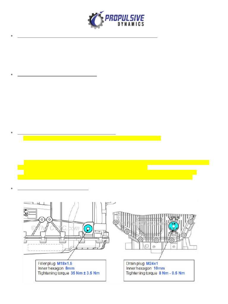 PD ATF Fill Procedure | PDF