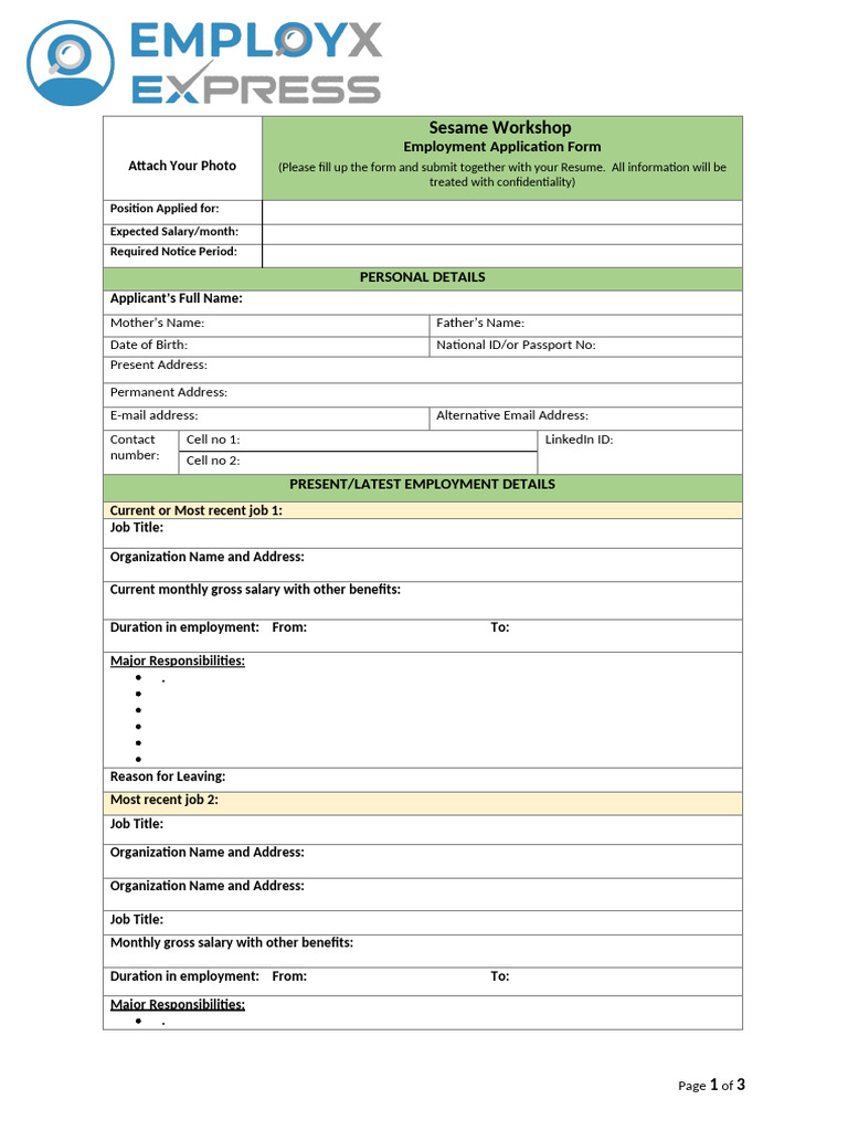 Application Form 83 | PDF | Résumé | Justice