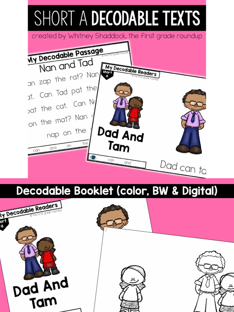 Decodables - Short A | PDF | Phonics | Learning