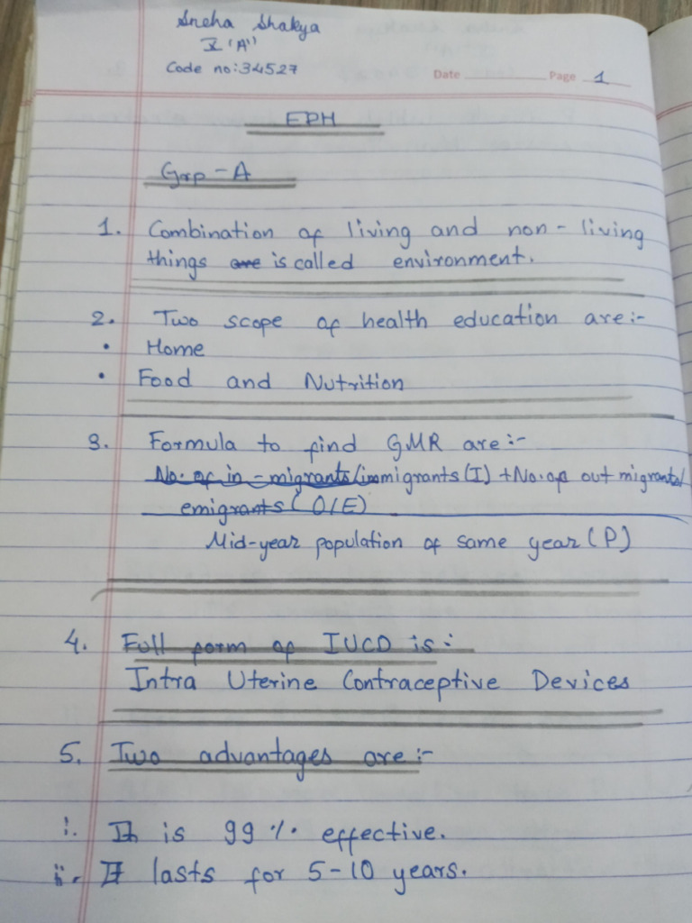 Eph Exam Paper | PDF