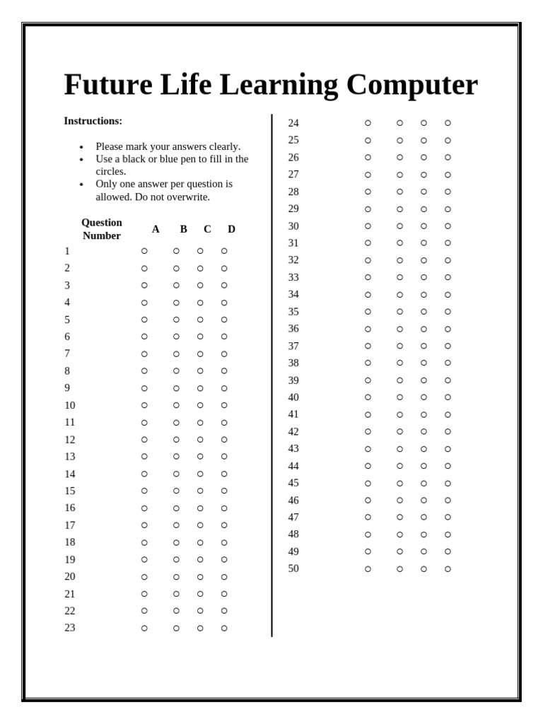 Future Life Learning Computer | PDF