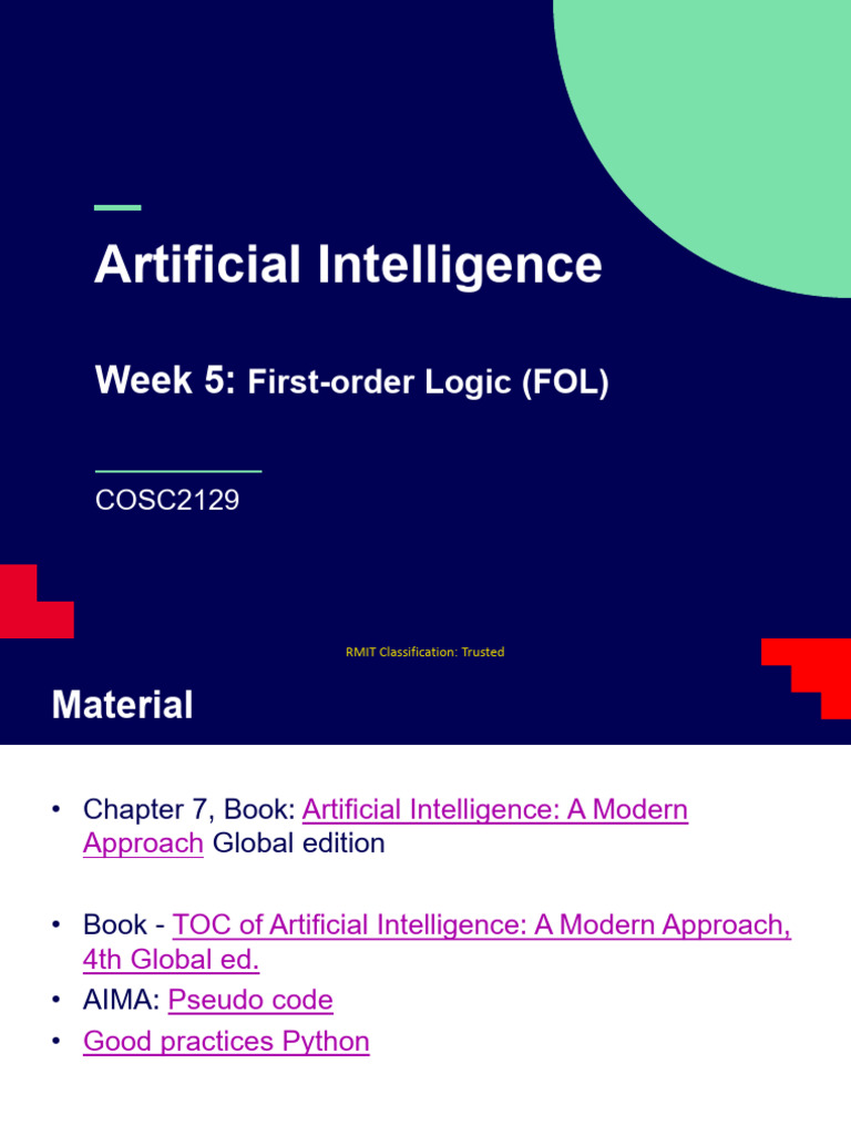AI Lec05 Add Slides | PDF | Interpretation (Logic) | Metalogic