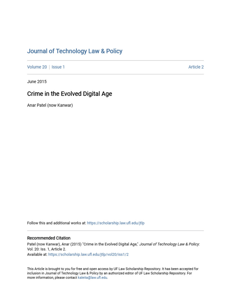 Digital Age Crime and Legal Challenges | PDF | Authentication | Cybercrime