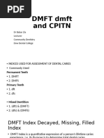 Cpitn Index | PDF | Periodontology | Dentistry