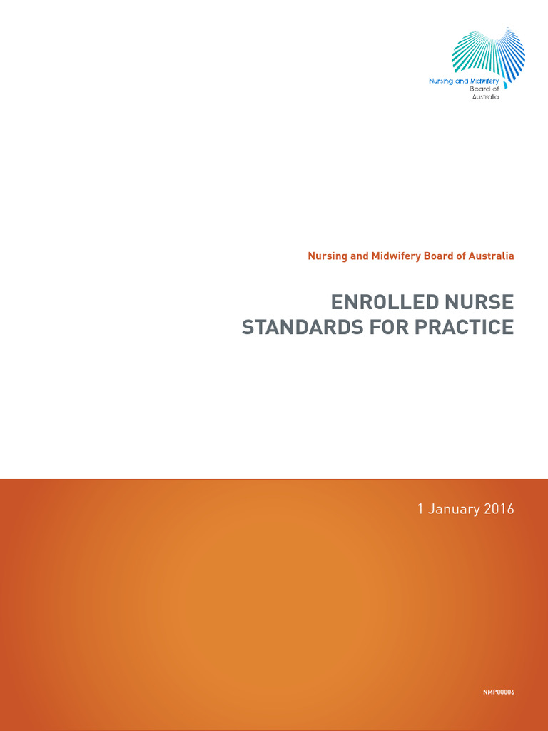 Enrolled Nurse Practice Standards 2016 | PDF | Midwife | Nursing