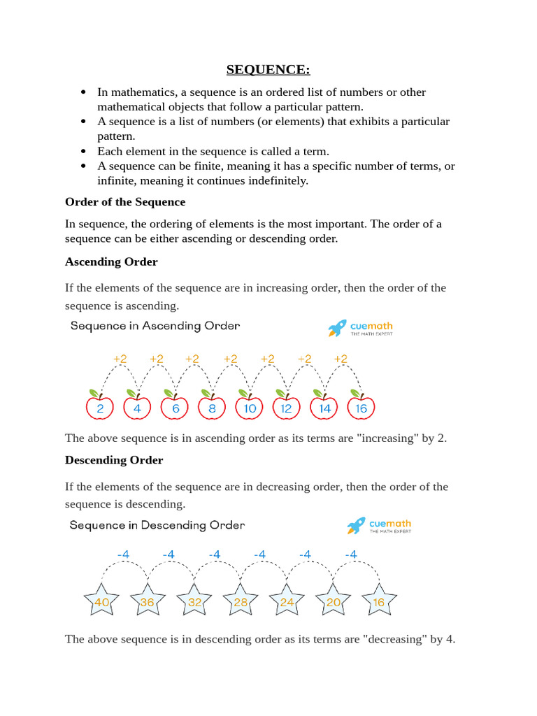 SEQUENCE | PDF