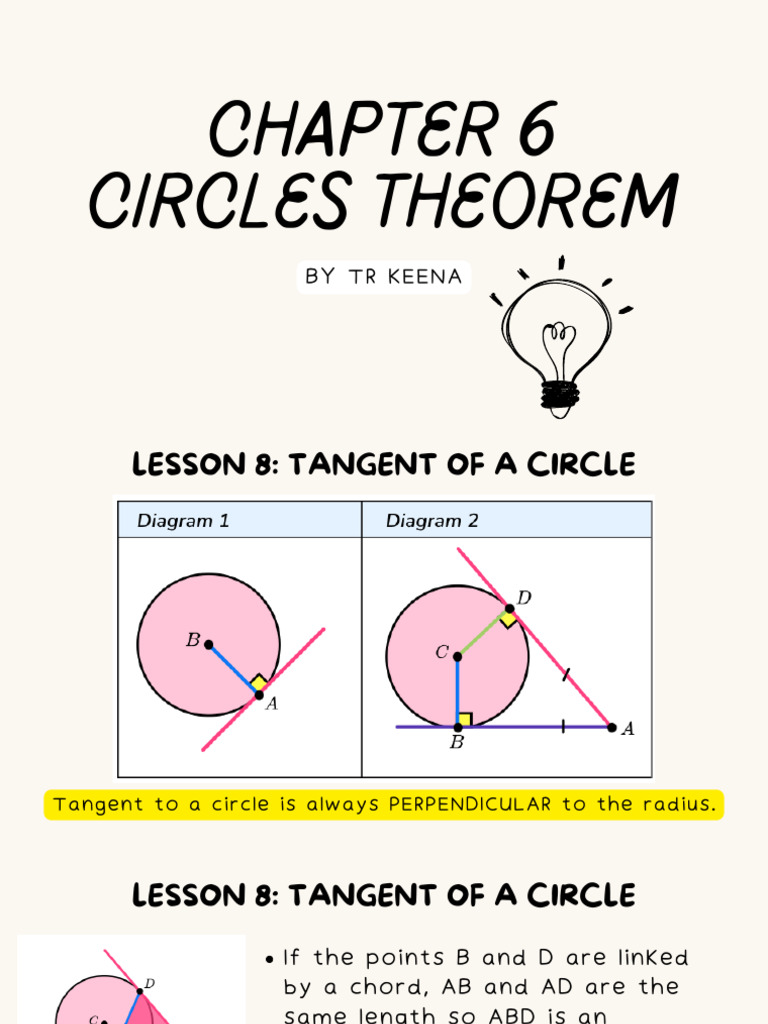 Circle Theorem | PDF