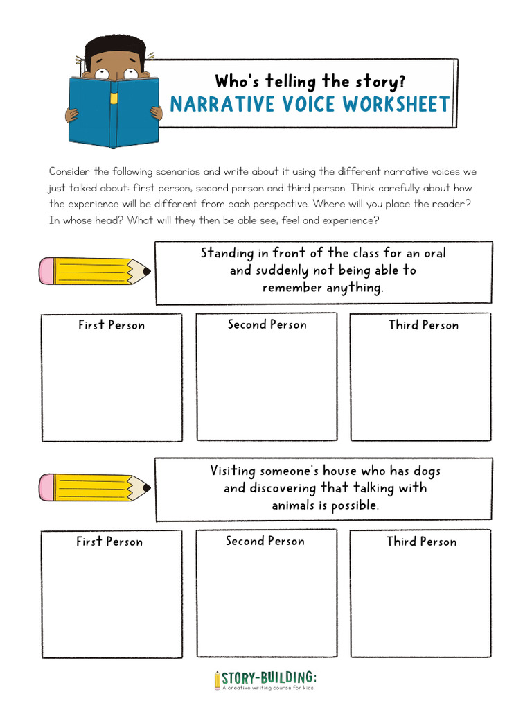 Narrative Voice and Dialogue Exercises | PDF