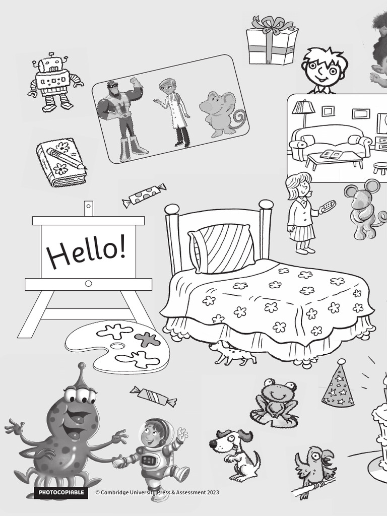 KidsBox Starter Colouring Spread | PDF
