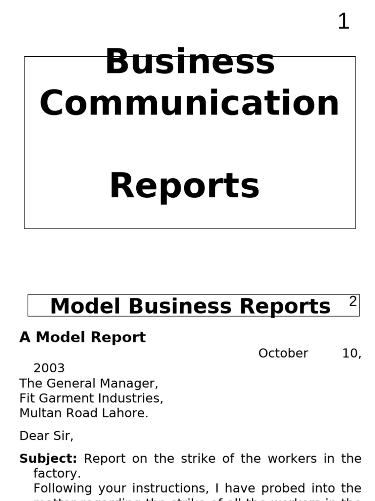 6 Business Communication - EnG301 Power Point Slides Lecture 29 | PDF | Memorandum | Human ...