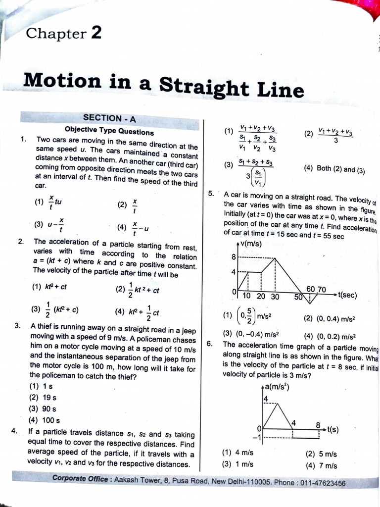 motion questions | PDF | Acceleration | Speed