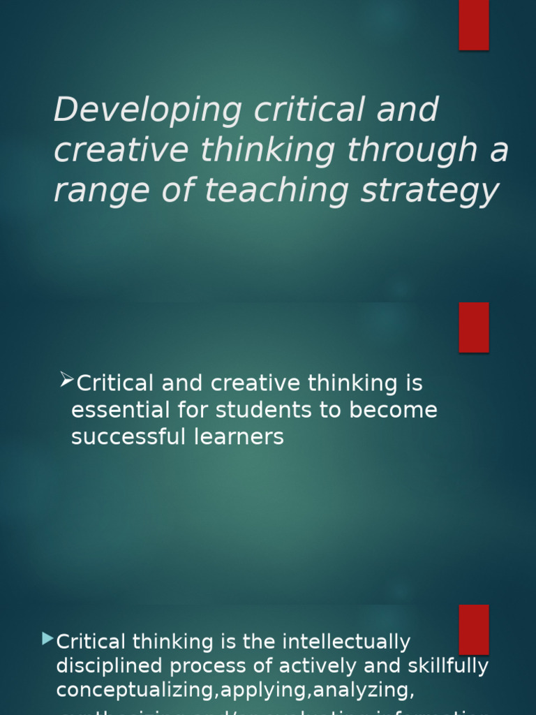 Foundation of Critical Thinking | PDF