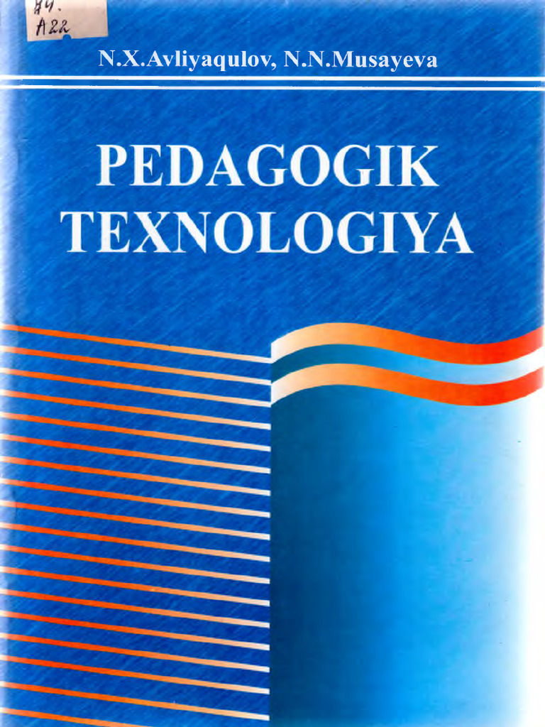 NamDU ARM 5087 Pedagogik Texnologiya. | PDF
