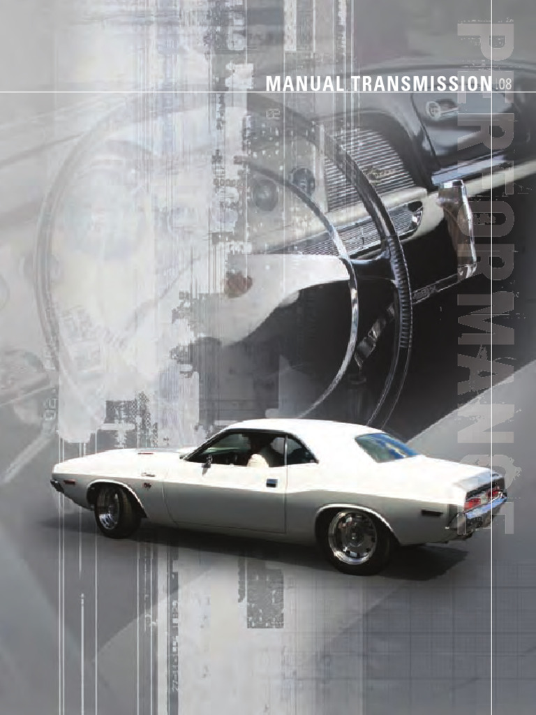 Manual - Transmission Mopar | PDF | Clutch | Internal Combustion Engine