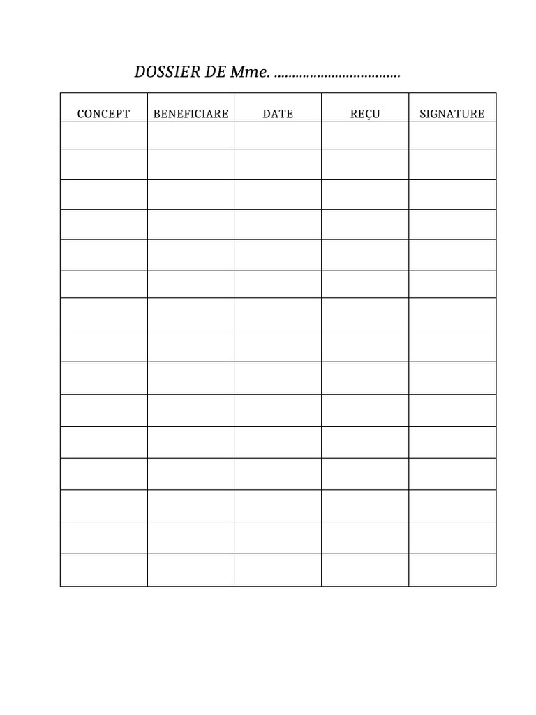 Dossier de Mme | PDF