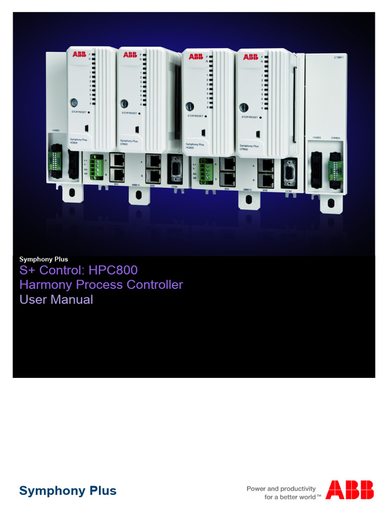 1. Tai lieu controller HPC800 | PDF | Programmable Logic Controller | Network Switch