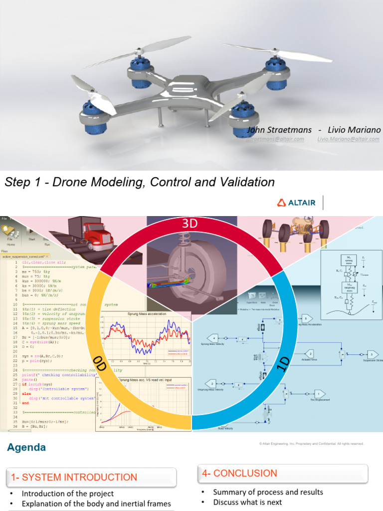 Step_1_Drone_Modeling_Control_Validation | PDF | Inertial Navigation System | Acceleration