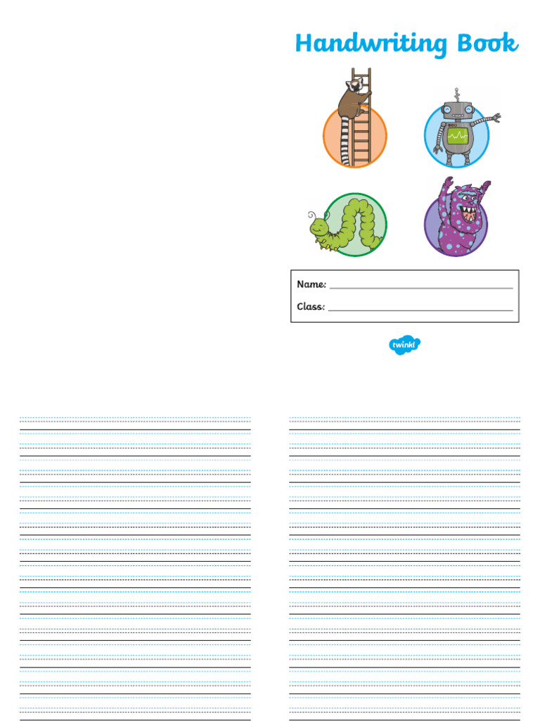 Handwriting Lined Booklet | PDF