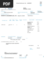 Kenya Power Utility Bill Template | PDF