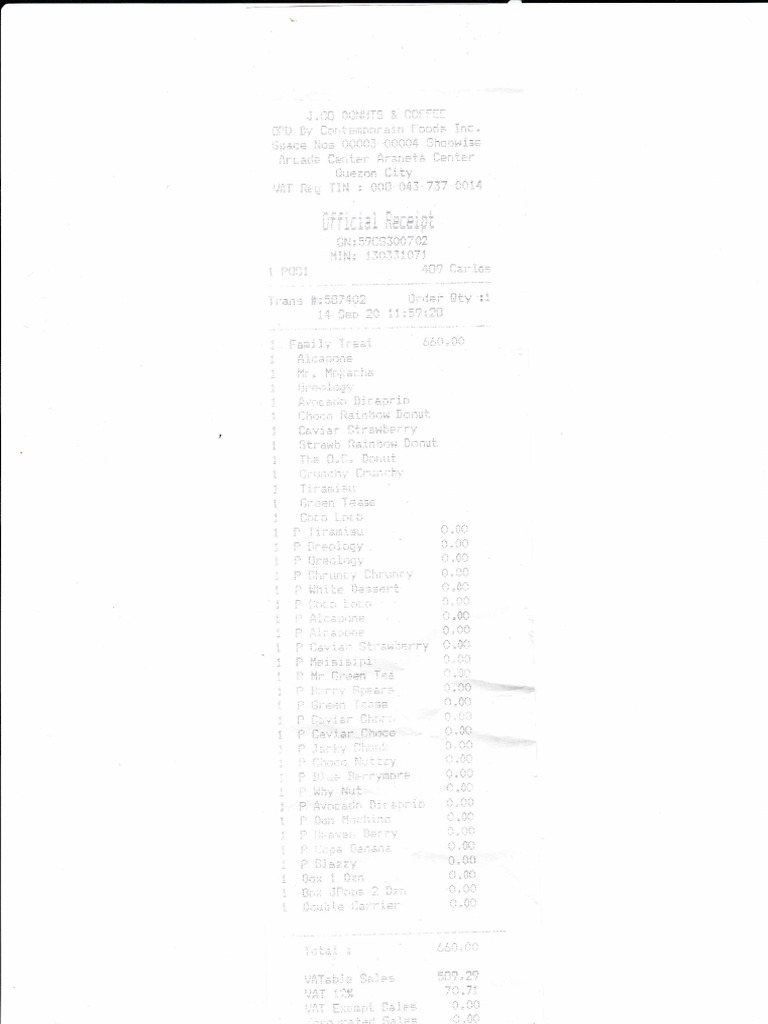 Maj Receipt JCo | PDF