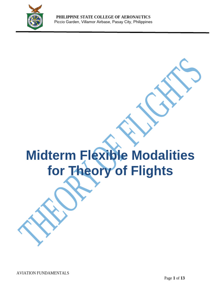 Midterm Ait 111 Module 1 | PDF | Atmosphere Of Earth | Pressure