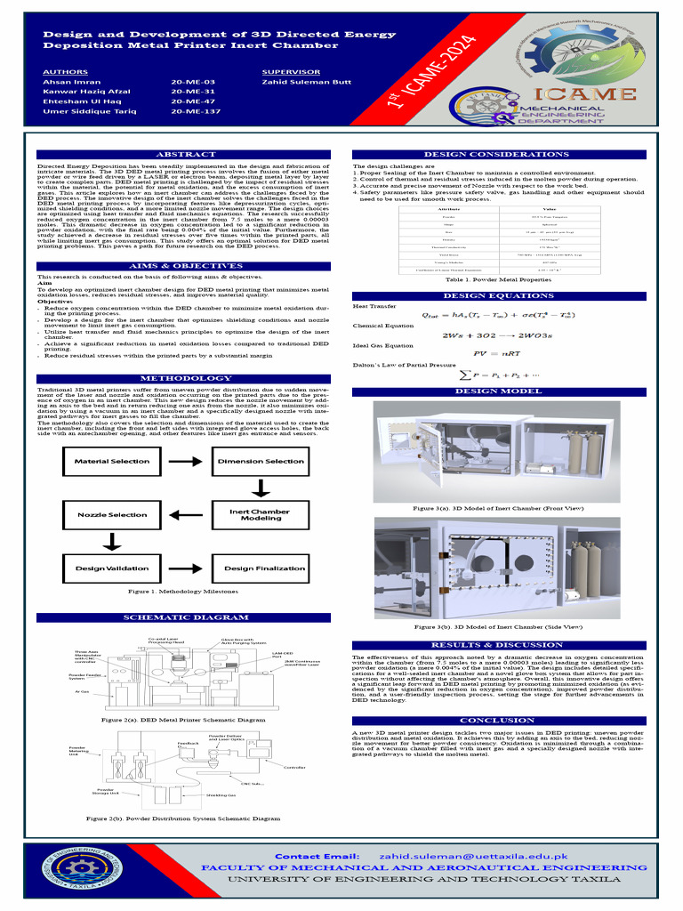 Optimized Inert Chamber for DED Metal Printing | PDF | Metals | Redox
