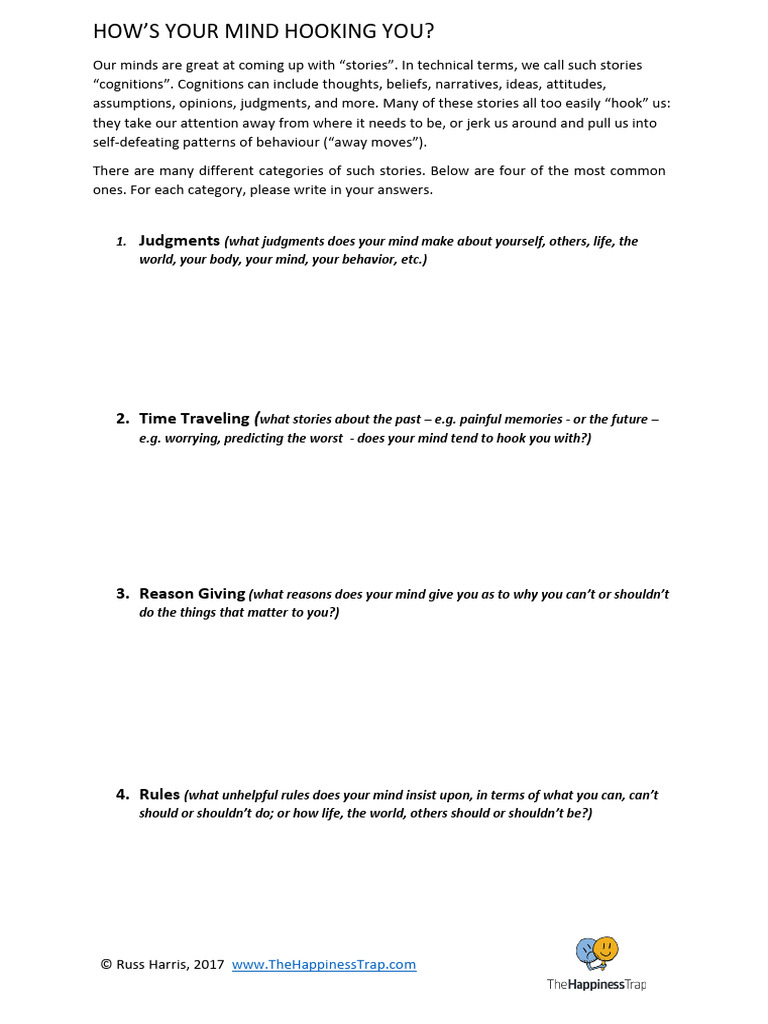 The Getting Hooked Worksheet | PDF