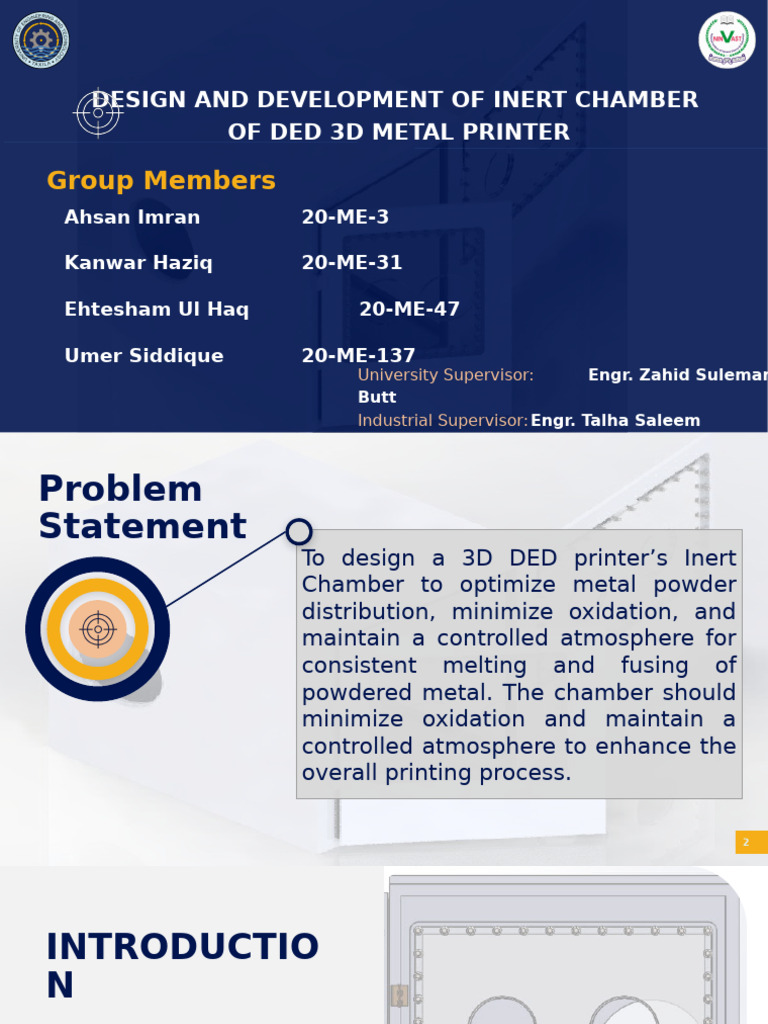 Inert Chamber Design for DED 3D Printer | PDF | Heat Transfer | 3 D ...