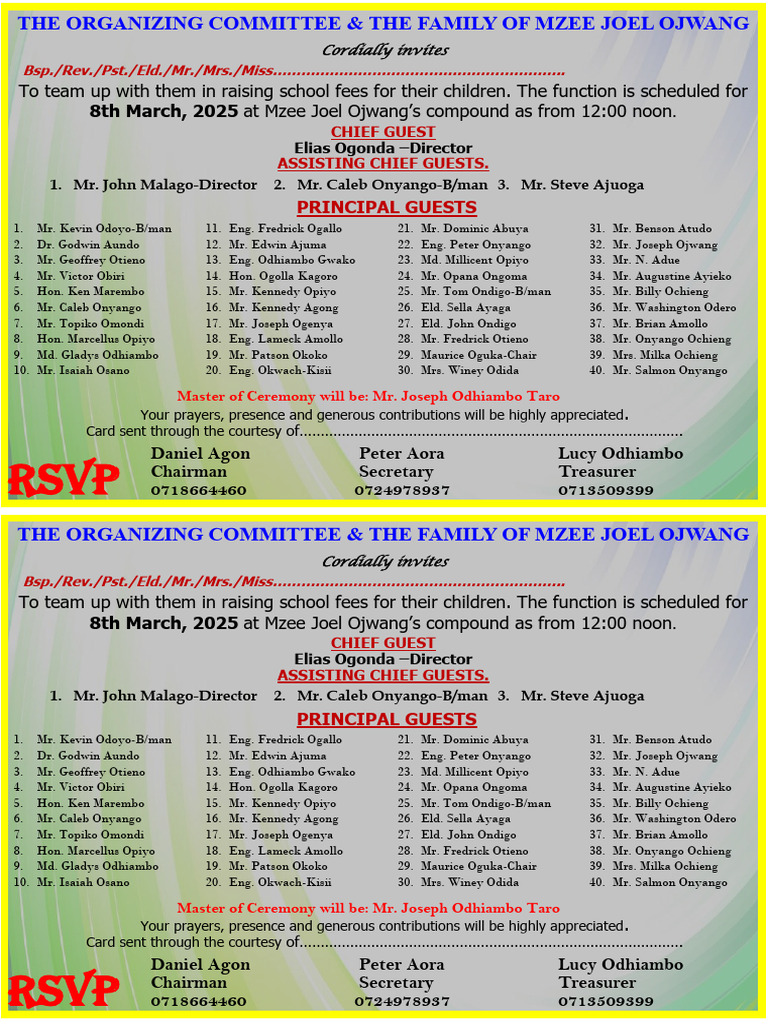 Harambee-Mzee Joel Ojwang | PDF