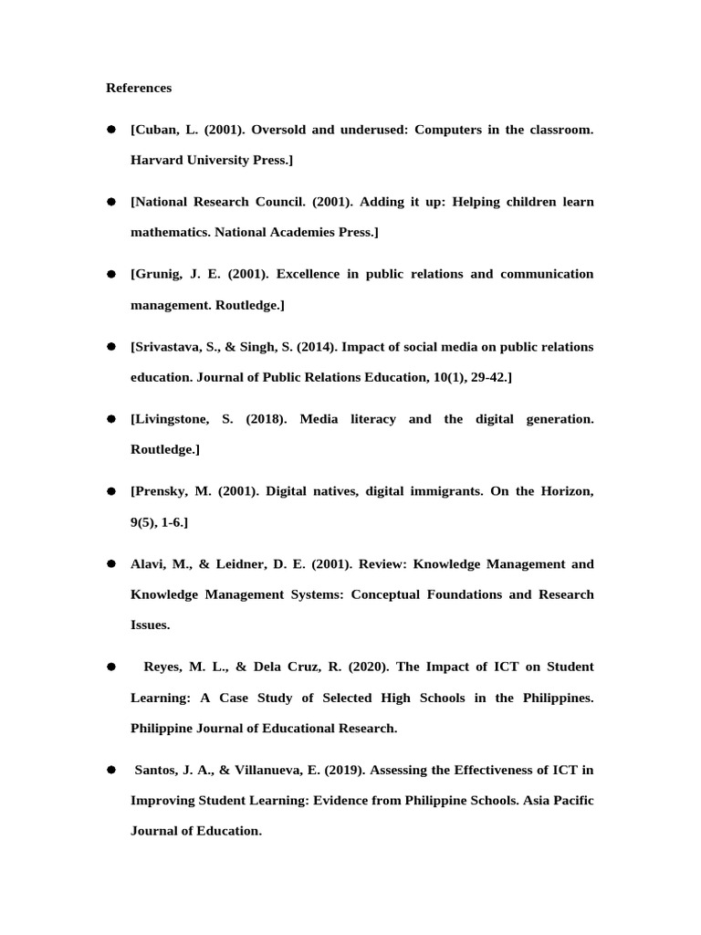 References FOR PR2 | PDF