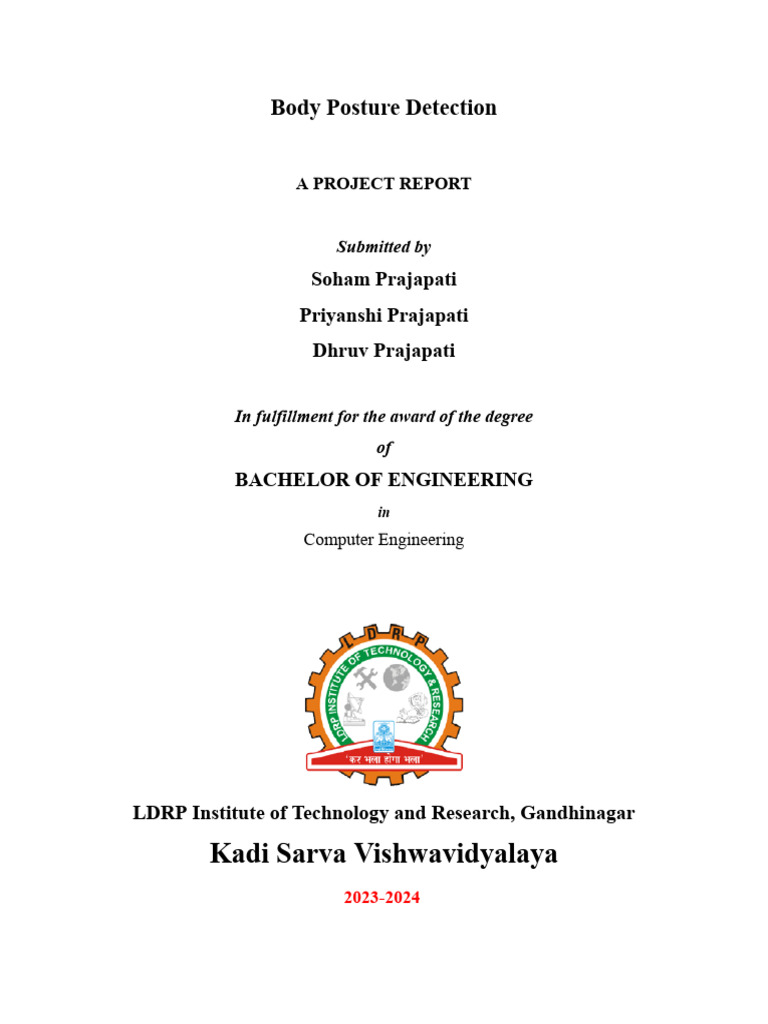 Body Posture Detection Report | PDF | Deep Learning | Graphics Processing Unit