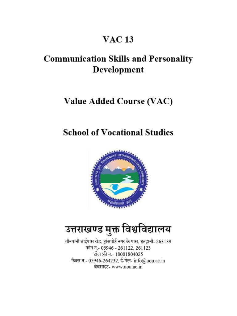 Vac 13 | PDF | Communication | Nonverbal Communication