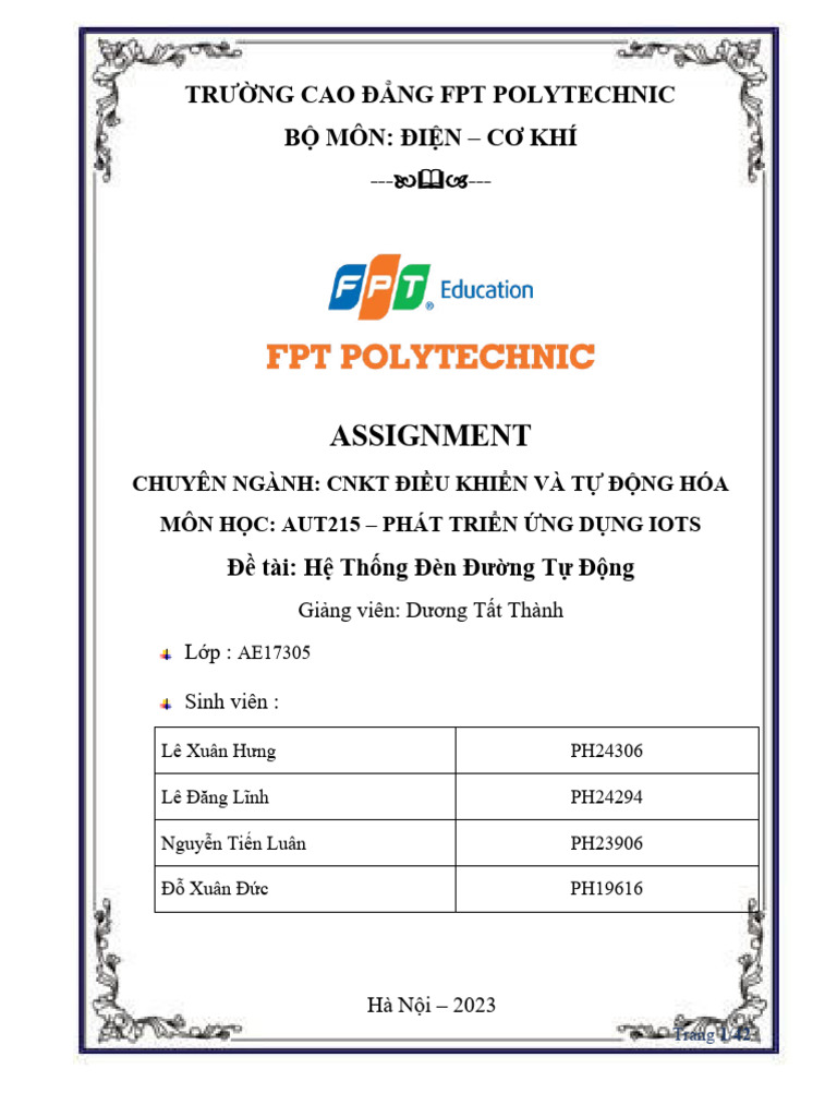PHÁT TRIỂN ỨNG DỤNG IOTS | PDF
