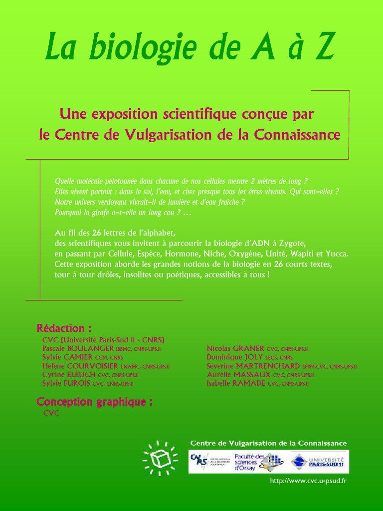 Exploration de la biologie A à Z | PDF | Cellule (Biologie) | Protéines