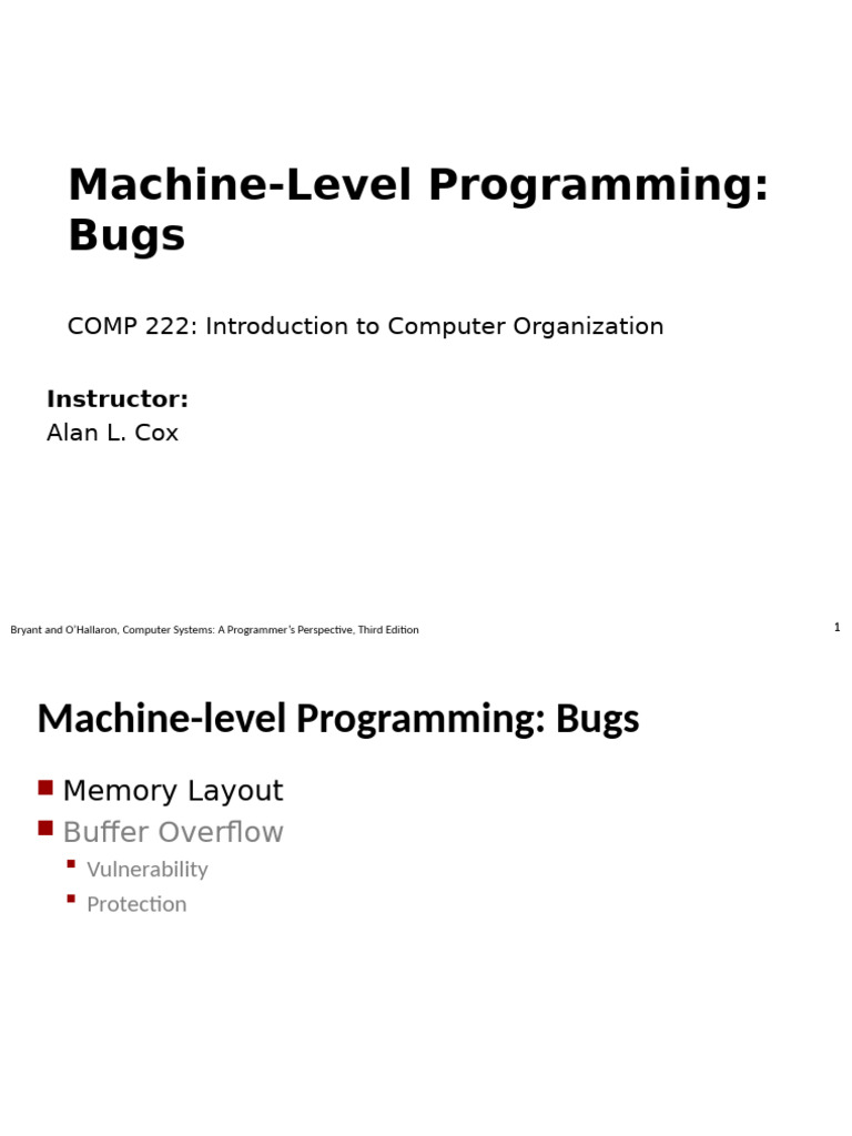 10 Machine Bugs | PDF | Computer Programming | Computing