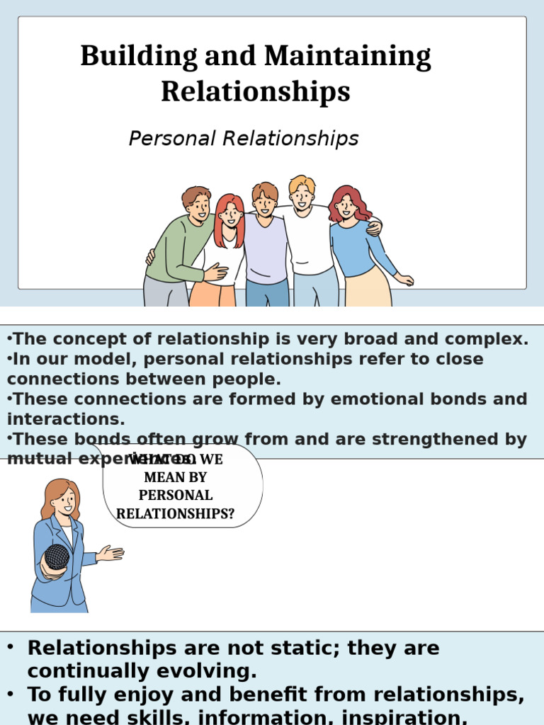 Understanding Personal Relationships | PDF | Friendship | Psychological ...