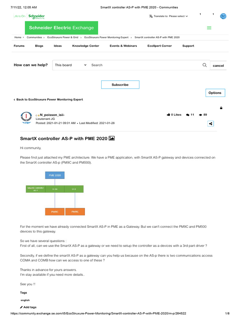 SmartX Controller As-P With PME 2020 - Communities | PDF | Computing | Software