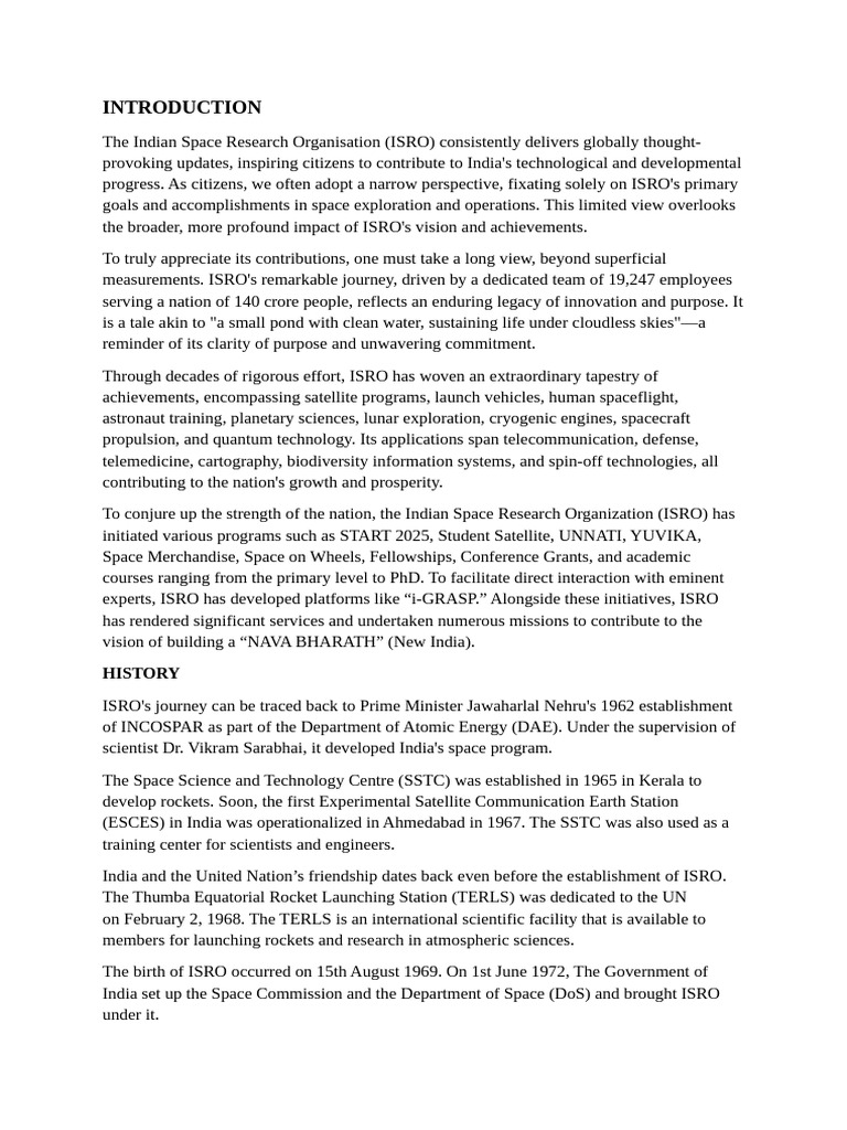 ISRO article 9th jan | PDF | Spaceflight | Outer Space