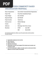 WASH Project Proposal Template | PDF | Sanitation | Wash