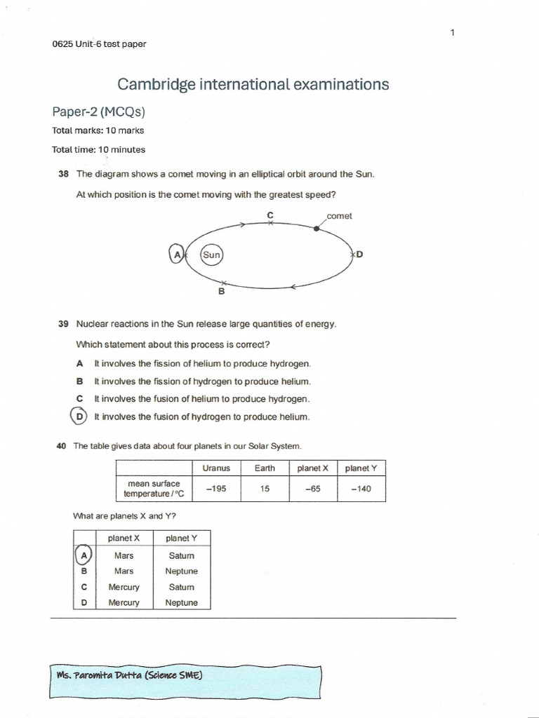 Unit 6 Answer | PDF