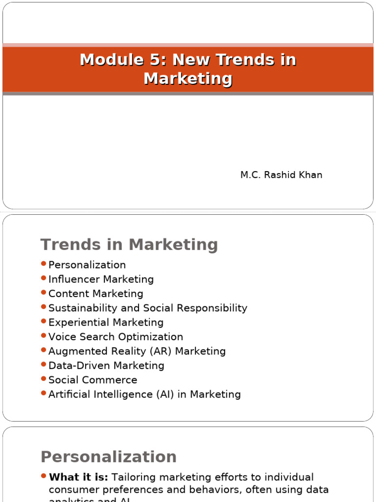 Module 5 Marketing | PDF | Marketing | Artificial Intelligence